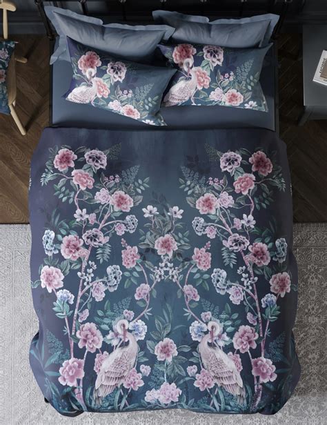 Flora Chinoiserie Sateen Bedding Set M S Collection M S