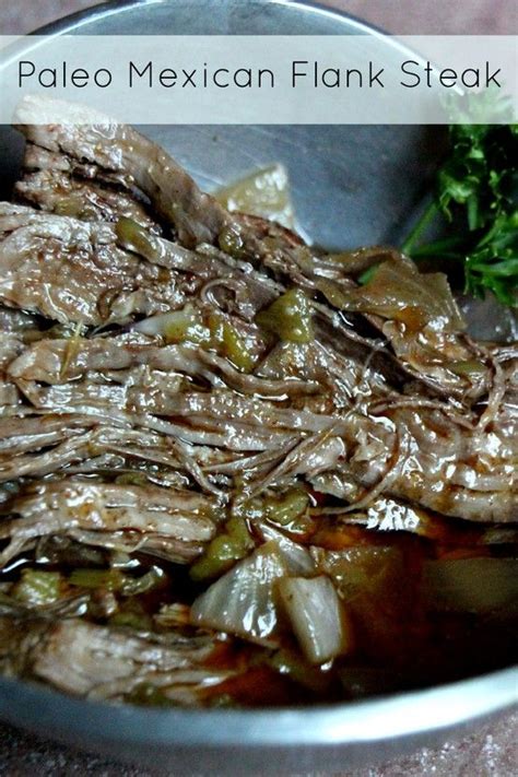 Paleo Crockpot Flank Steak Mexican Dr Monica Bravo Recipe Paleo