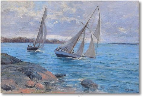 Репродукция картины Парусники Картина маслом на холсте Парусники