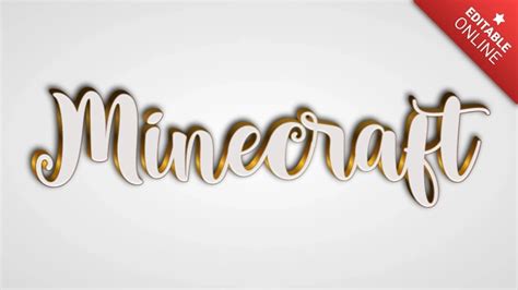 Minecraft Text Effect Generator