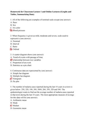 Biostatistics Notes Week 1 The Nature Of Data And Statistics