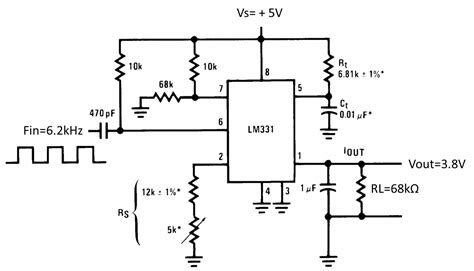 Resolved LM331 Frequency To Voltage Conveter Problem Amplifiers Forum Amplifiers TI E2E