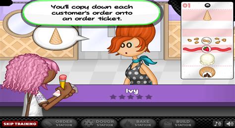 Papas Scooperia Game Free Online Cookie And Ice Cream Shop Sim Video