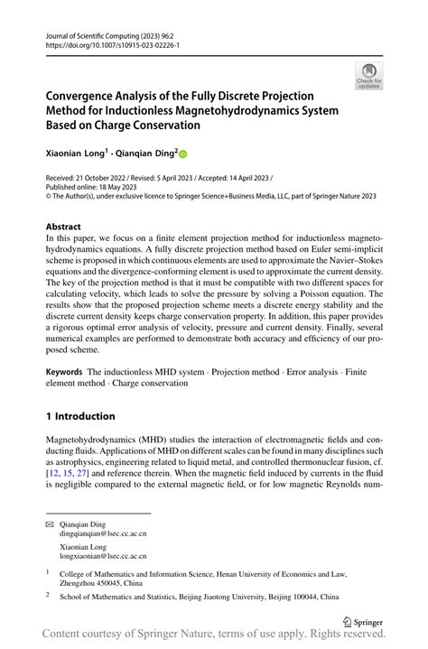 Convergence Analysis Of The Fully Discrete Projection Method For