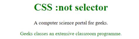 css not 选择器 码农参考