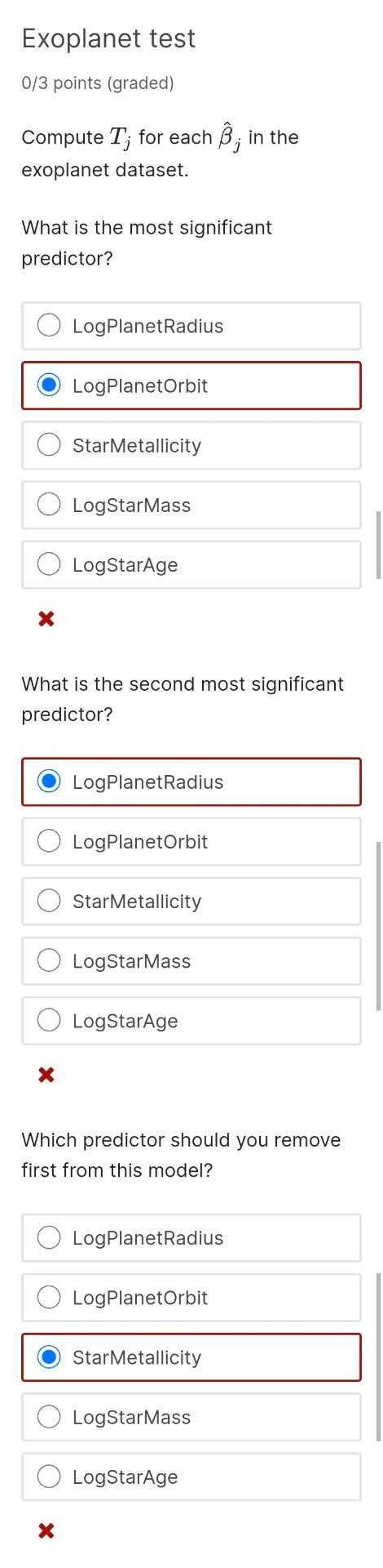 Solved What Is The Second Most Significant Predictor X