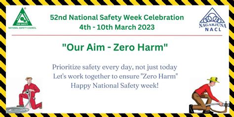 Nacl Industries Limited On Linkedin Safety Nationalsafetyday Nacl