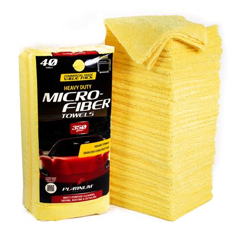 Platinum Series 40 Pack Premium Microfiber Auto And Home Detailing