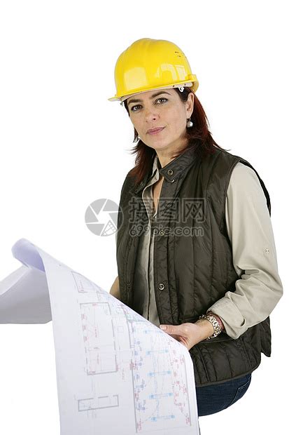 自信的女建筑师劳动建筑草稿成功商业工人女士男性经理头盔高清图片下载 正版图片321250392 摄图网
