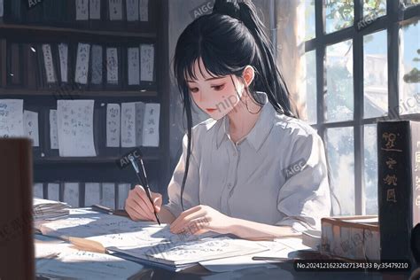Ai创作图仙气清冷少女壁纸图片 居家的女生 校园学霸 电脑壁纸美图 插画学习 青春风少女插画 校服美女插画 动漫高考 板绘少女插画 日系插画 教室插画 板绘少女 日系场景 日系少女插画 Cg