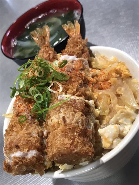 ꧁スカーレット緋色꧂33k On Twitter Rt Sensekabu 今日は卵とじエビフライ丼を食べました。おいしかったです。