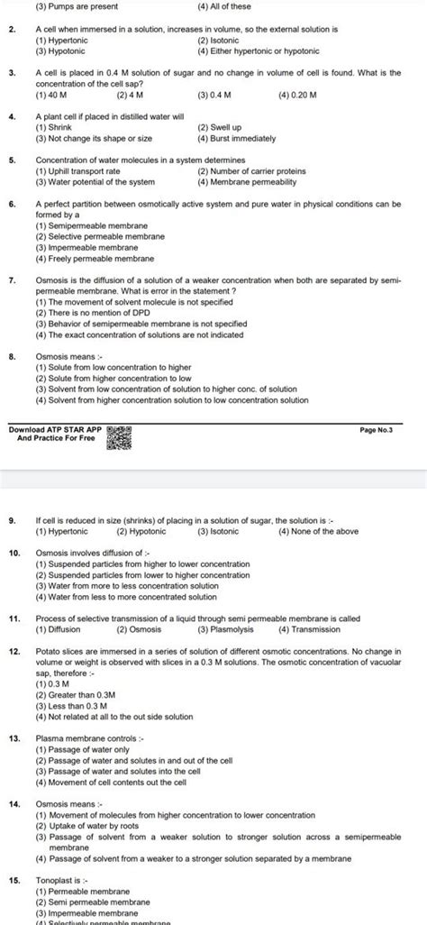 Process Of Selective Transmission Of A Liquid Through Semi Permeable Memb
