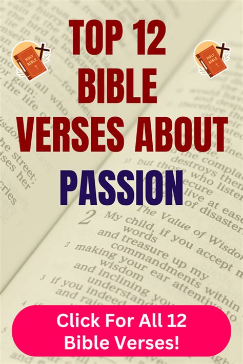 12 Bible Verses About Passion In 2024 Top Bible Verses Verses
