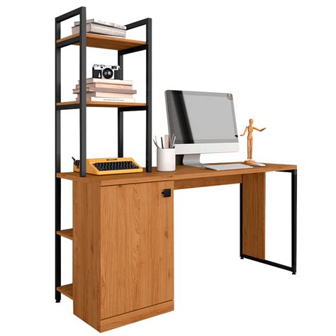 Escrivaninha Industrial Arizona Preto Foscocinamomo Móveis Arapongas Móveis Arapongas