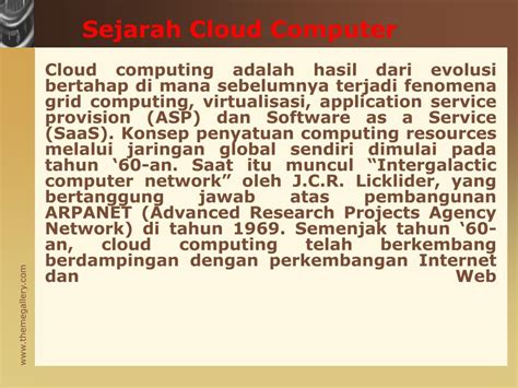 Ppt Sejarah Perkembangan Cloud Computing Powerpoint Presentation