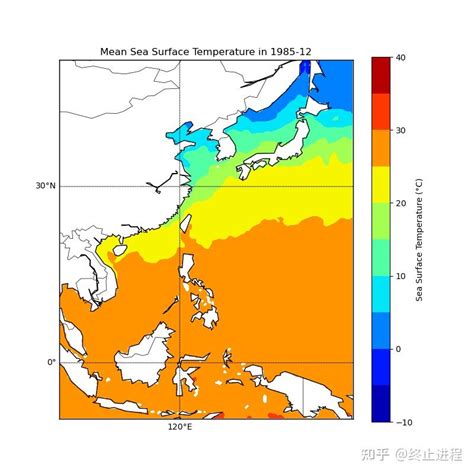 Python气象学:海表温度数据集的读取、连续绘图与动图制作 知乎 Python气象学:海表温度数据集的读取、连续绘图与动图制作 知乎