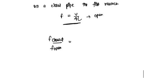 Solved A Hollow Pipe Such As An Organ Pipe Open At Both Ends Is Made To Go Into Resonance At