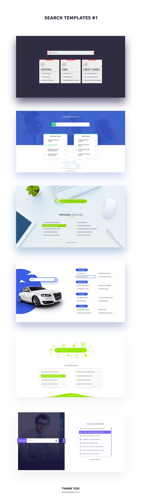 Search Templates On Behance