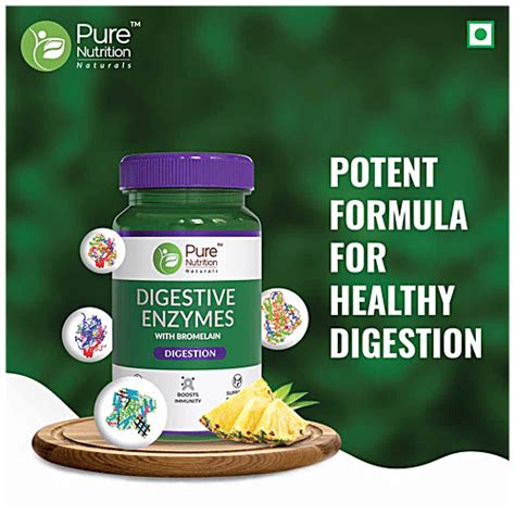 Buy Pure Nutrition Digestive Enzymes Capsule Supports Gut Health