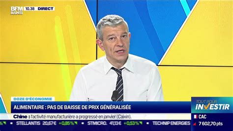 Doze d économie Alimentaire pas de baisse de prix généralisée 01 02