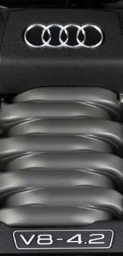 Sleek V8 Engine Design Wallpaper Free Download