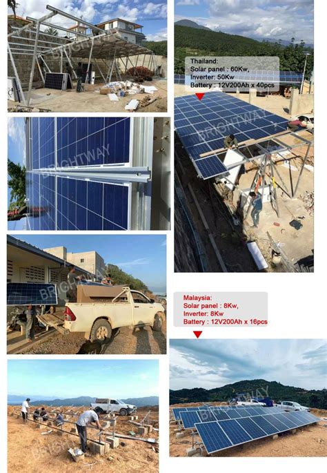 500w Mono Panel 5kw Solar Power System 75kva Solar System Off Grid