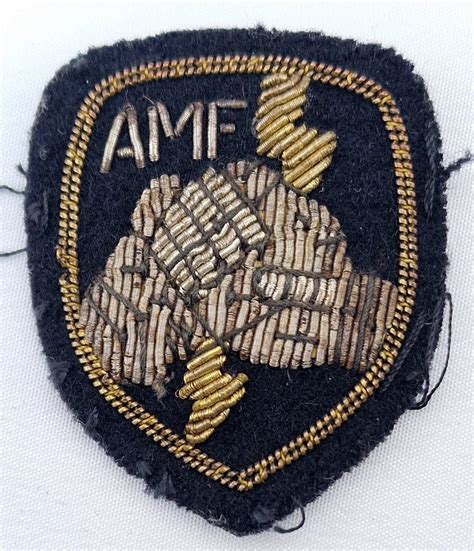 Army Amf Badge Time Militaria