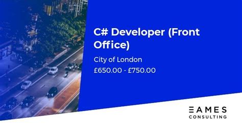 Neelesh M On Linkedin C Developer Front Office Eames Consulting