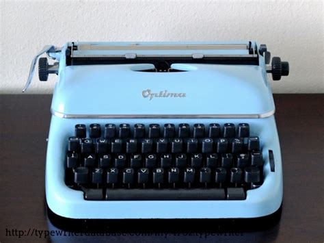 1958 Optima Elite 3 On The Typewriter Database