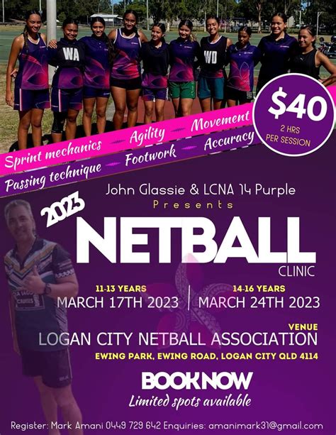 John Glassie Is One Of Logan City Netball Association Facebook