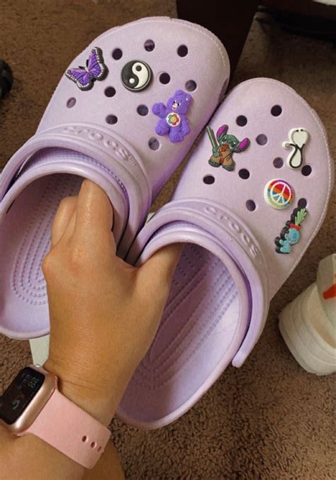 Purple Crocs Purple Crocs Crocs Fashion Crocs Shoes