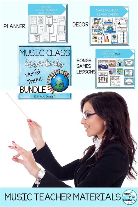 Back To School Music Activities World Themed Decor Lessons Materials