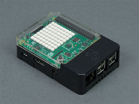 Raspberry Pi Hat Behuizing Zwart Kiwi Electronics