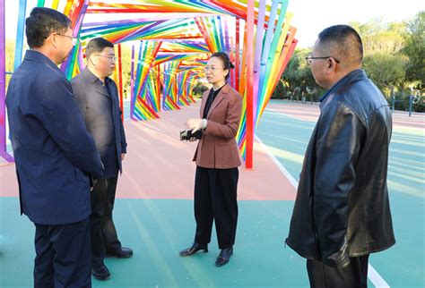 刘伟红督查老旧小区改造并调研彩虹城市建设工作 高台县人民政府门户网站