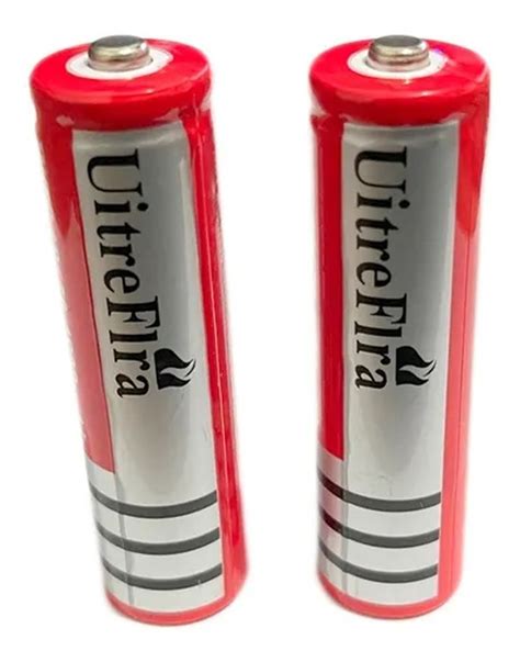 2 Pilhas Baterias Recarregável 18650 4800mah 37v Mercadolivre