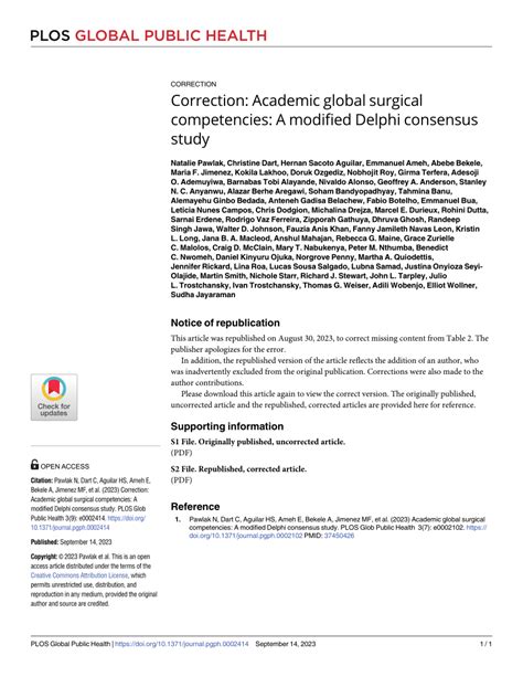 PDF Correction Academic Global Surgical Competencies A Modified