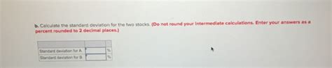 solved problem 11 8 calculating returns and standard