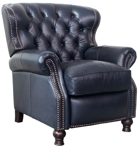 Barcalounger Presidential Leather Recliner Top Grain Leather Chair