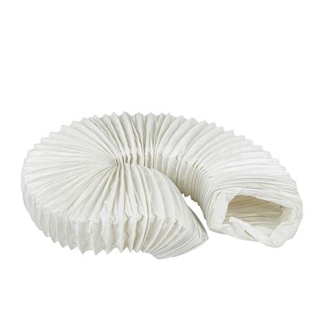 Manrose Rectangular Pvc Flexible Ducting 110 X 54 X 3000mm White