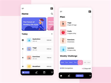 Make Your Own Fitness Challenges App Behance