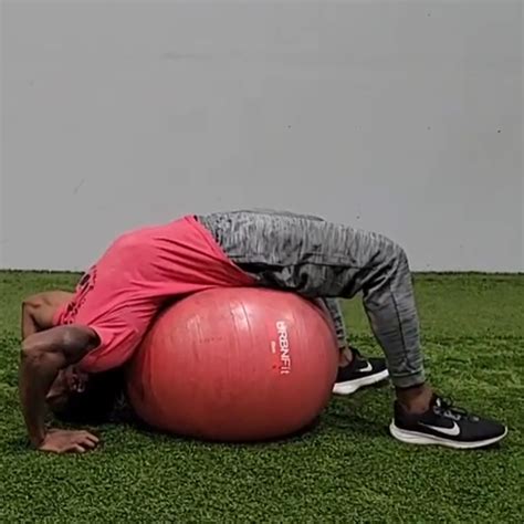 10 Min Hip Flexor Stretch Stability Ball Mobility Stick And Band