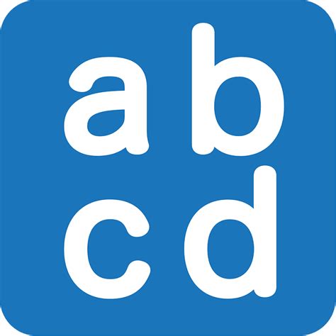 Input Latin Lowercase Free Vector Emoji On