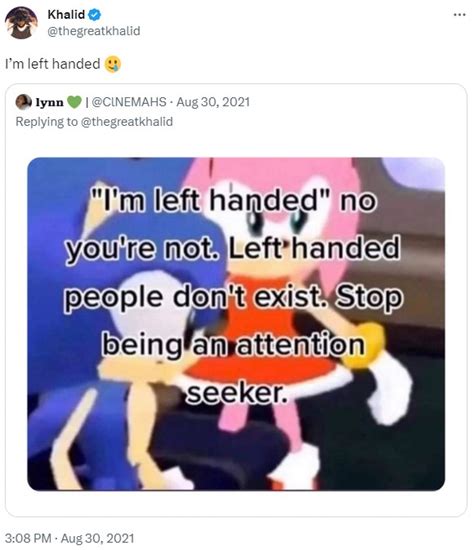 i m left handed 🥲 left handed people don t exist know your meme