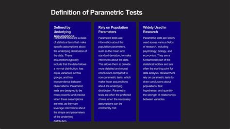 Introduction To Parametric And Non Parametric Tests Pptx