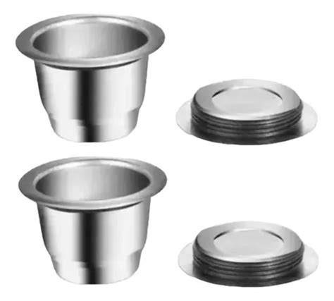 Kit Cápsulas Nespresso Reutilizável Em Inox Completa Parcelamento sem juros