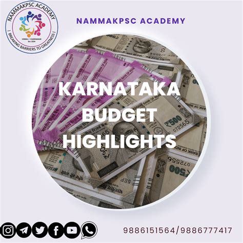 Overview Of Karnataka Budget 2023 24 Nammakpsc