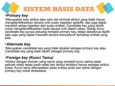 Materi Konsep Database Relasional Ppt Pptx