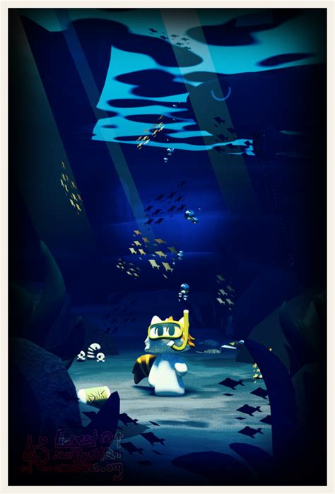 3d Thalassophobia By Forest Sheezyart