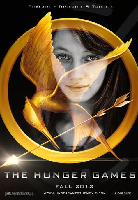 The Hunger Games Fanmade Movie Poster Foxface The Hunger Games Fan