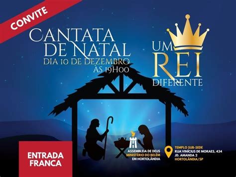 Assembleia de Deus do Ministério do Belém em Hortolândia SP apresentará Cantata de Natal